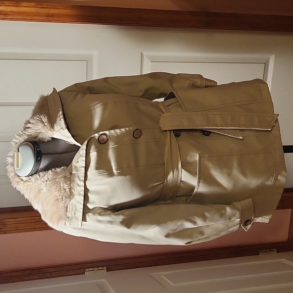 London Fog | Jackets & Coats | London Fog Coat With Faux Fur Lining ...